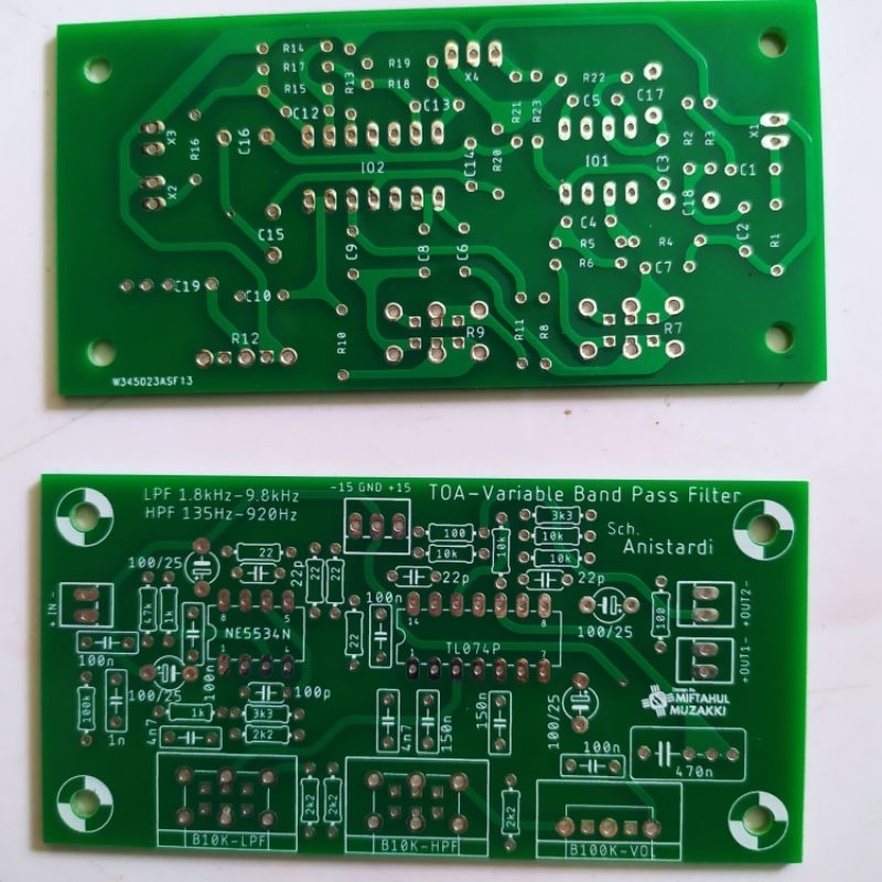Jual Pcb TOA-Variable Band Pass Filter | Shopee Indonesia