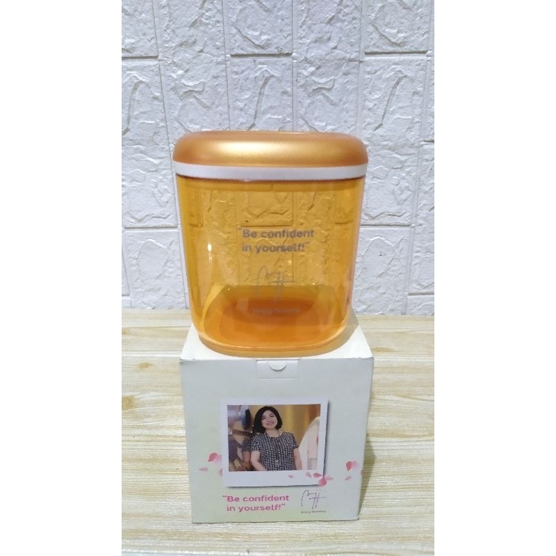 Jual Tupperware Crystal Canister 780ml / Toples cemilan tahan banting | Shopee Indonesia