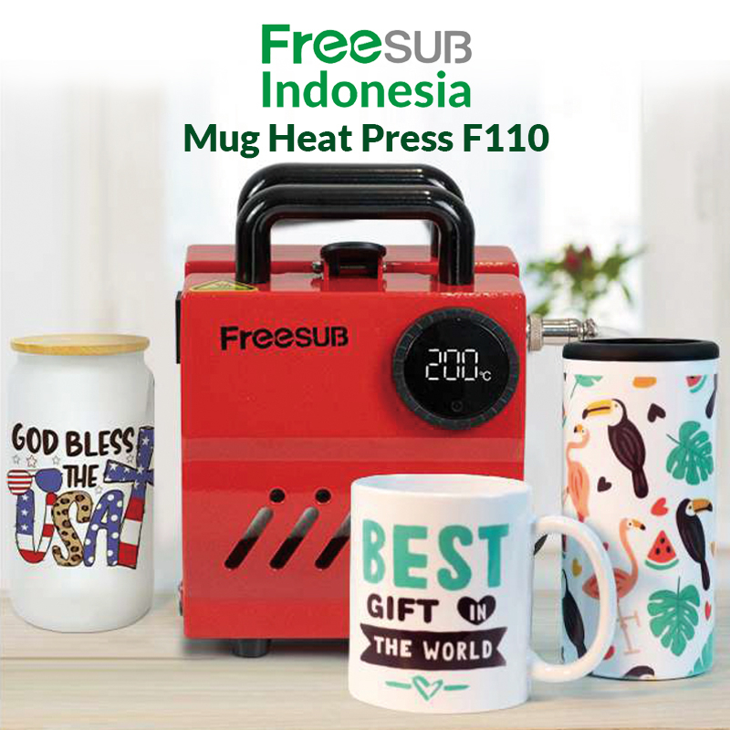 Jual FREESUB - Mesin Press Sablon Mug / Gelas / Asbak / Tumbler ...