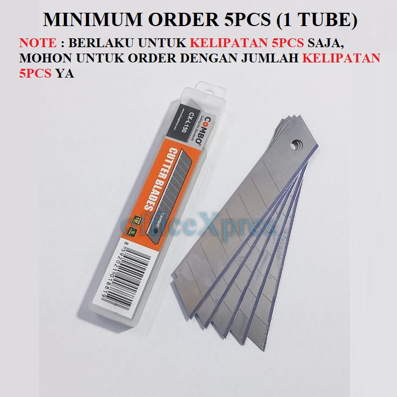 Jual Isi Cutter Besar L-150 / Isi Kater / Refill Cutter Kecil A-100 ...