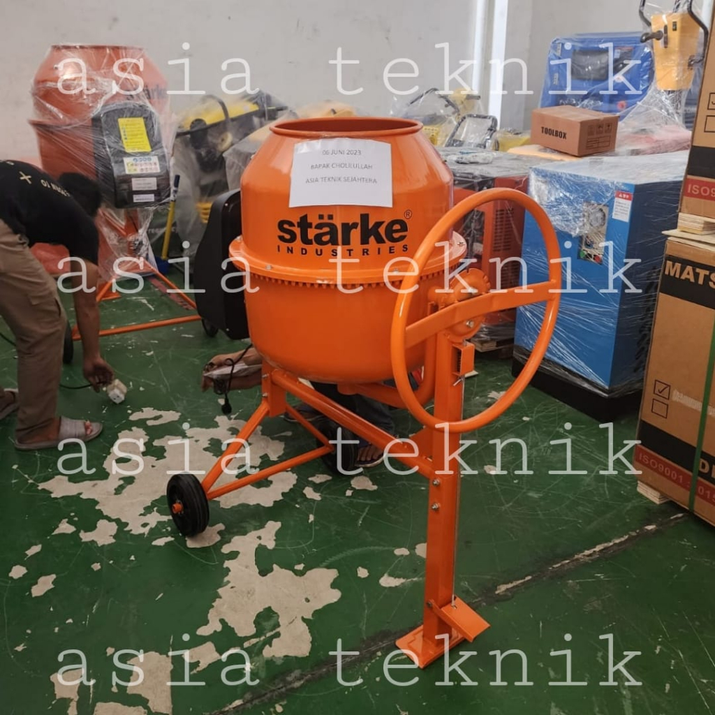 Jual MESIN PENGADUK SEMEN MOLEN CONCRETE MIXER 120 LITER STARKE ORIGINAL | Shopee Indonesia