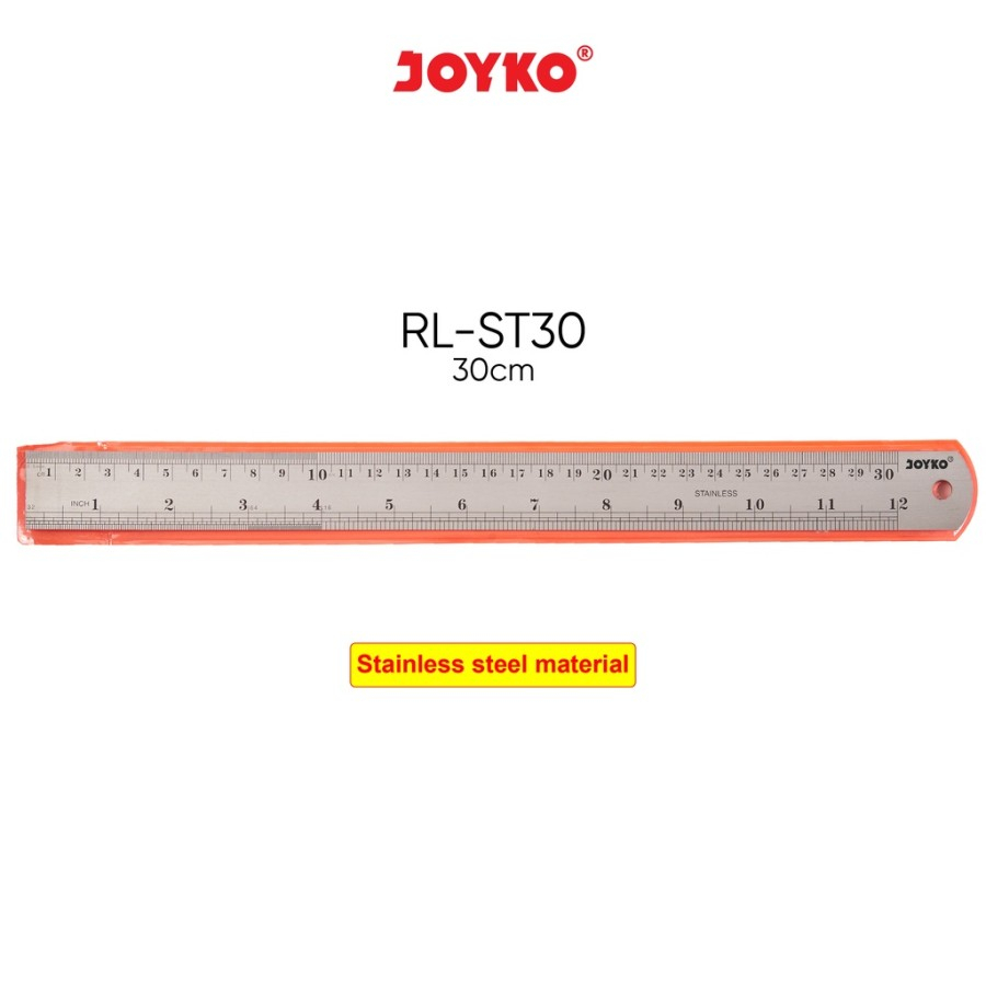 Jual Penggaris Besi Joyko RL-ST30 30cm Stainless Steel Ruler | Shopee Indonesia