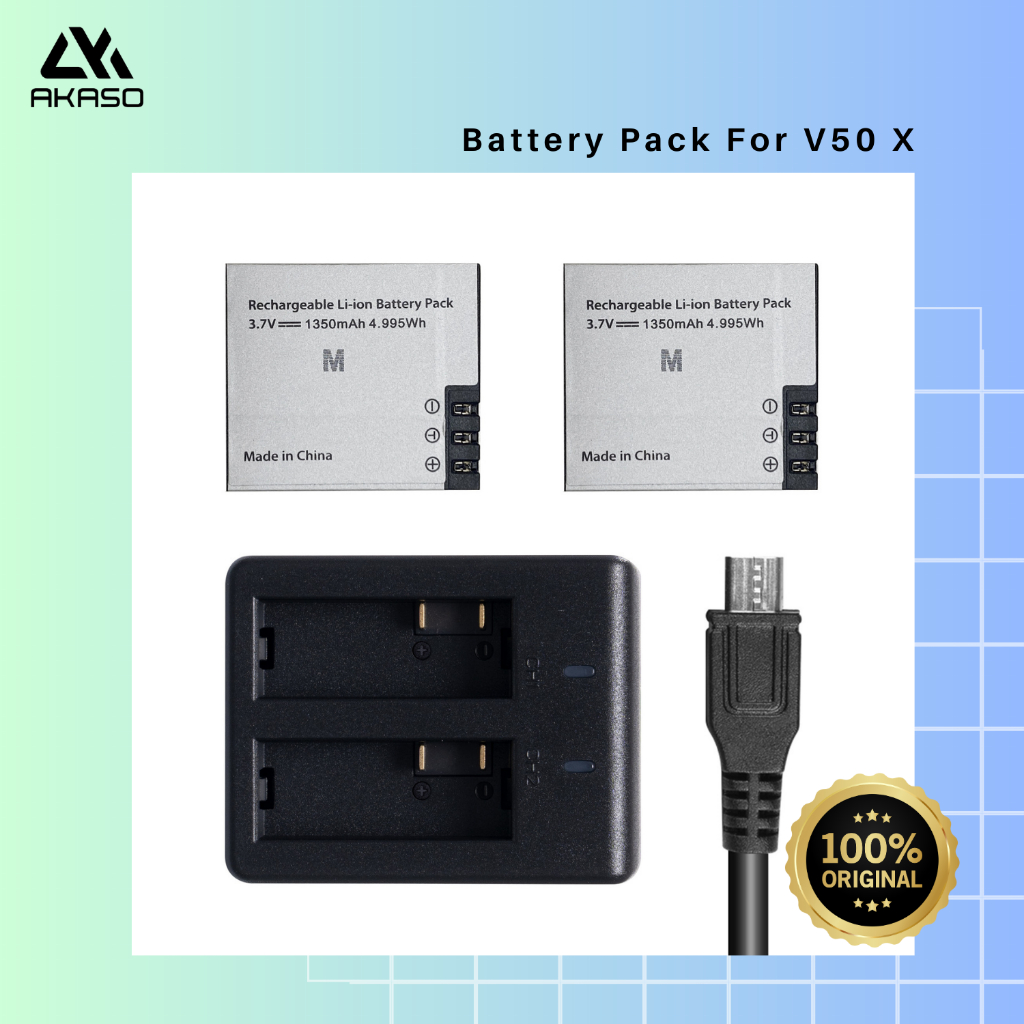 Jual Akaso Battery Kit | Shopee Indonesia