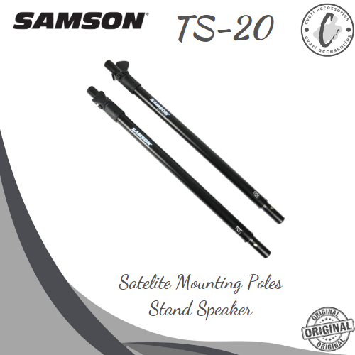 Jual Stand Speaker Samson TS20 Satelite Mounting Poles Speaker Stand TS ...