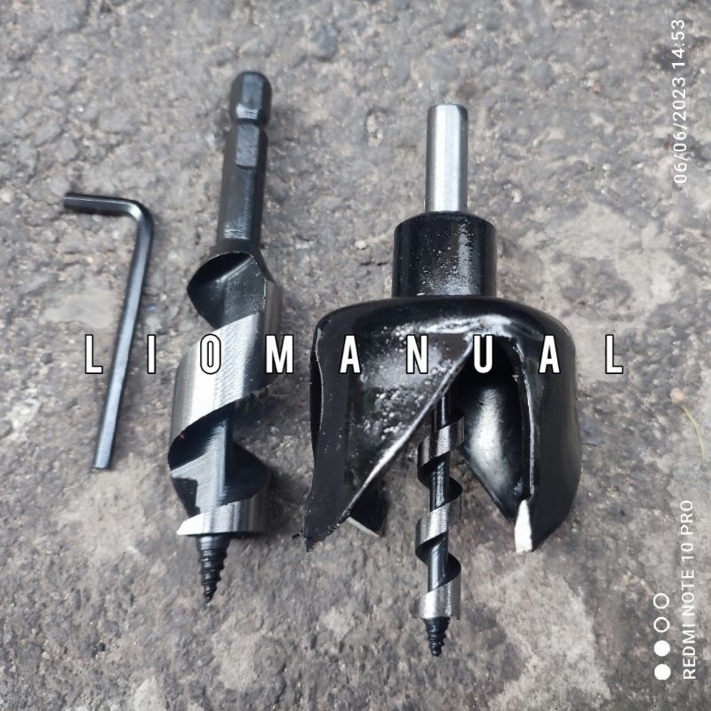 Jual Mata Bor Set Profil Kayu Pelubang Kunci Pintu Door lock hole drill ...