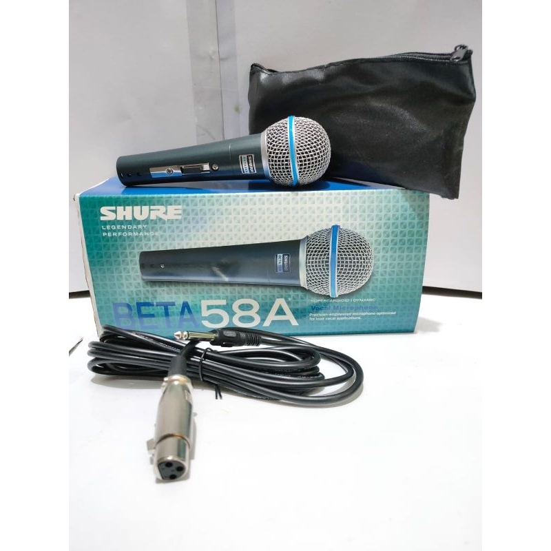 Jual Mic Shure Beta 58A Mic Kabel Shure Beta 58A Socket Gold Switch ...