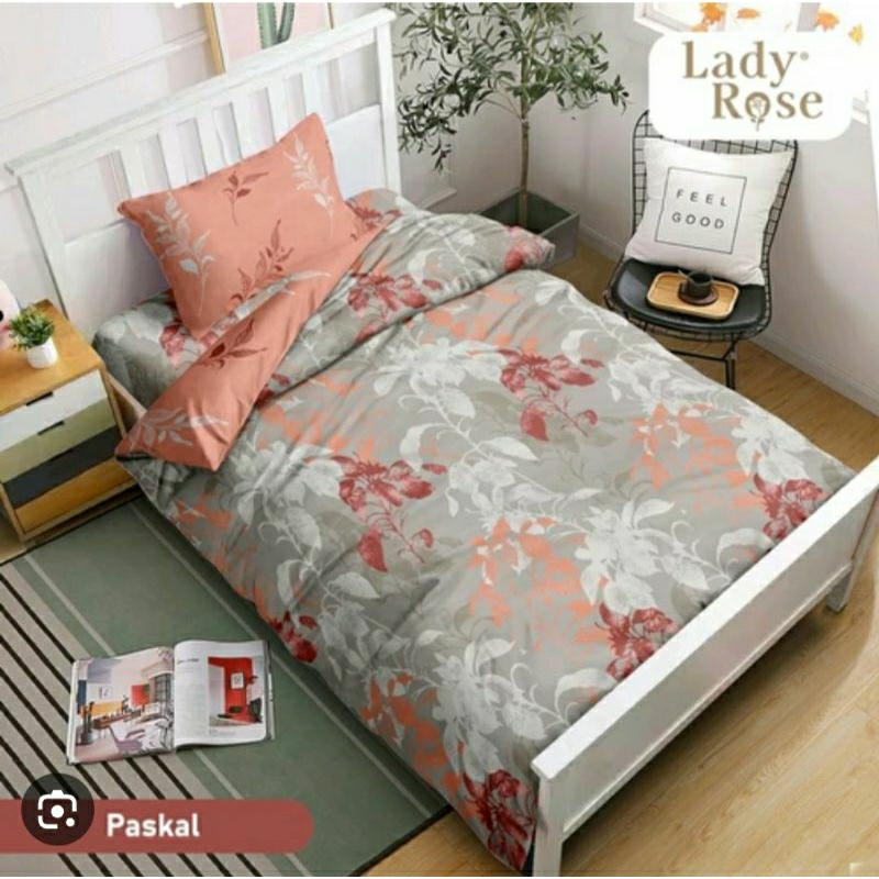 Jual bed cover lady rose no 3 uk 120x200 paskal | Shopee Indonesia