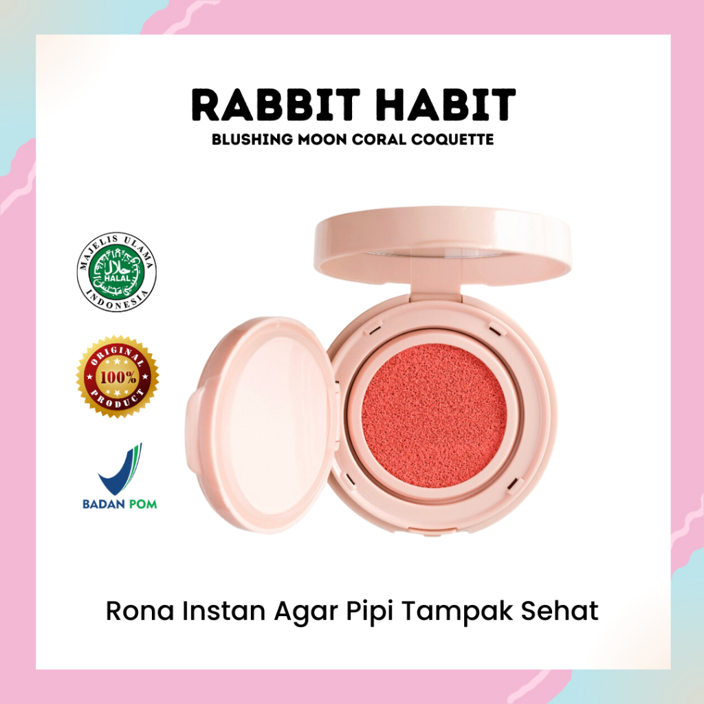 Jual Rabbit Habit Blushing Moon Coral Coquette 8gr (100% ORIGINAL ...