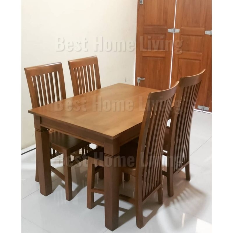 Jual Meja Makan Balero Klasik Kayu Jati | Shopee Indonesia