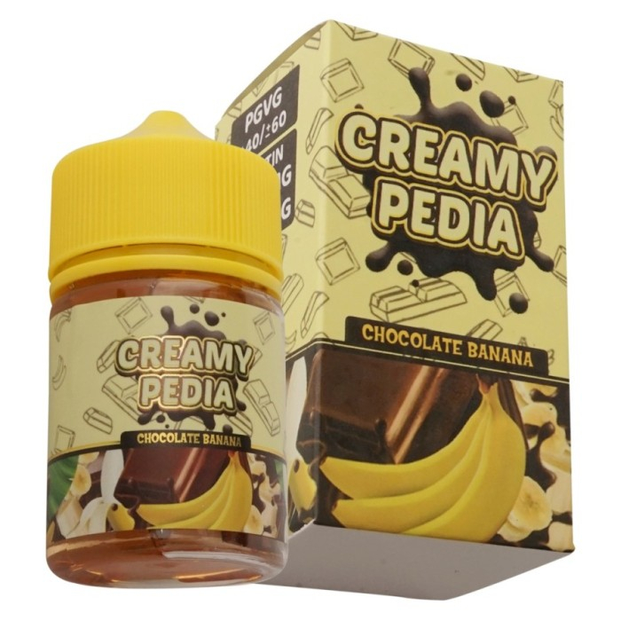 Jual LIQUID CREAMY PEDIA 60ML CHOCOLATE BANANA CREAMYPEDIA | Shopee ...