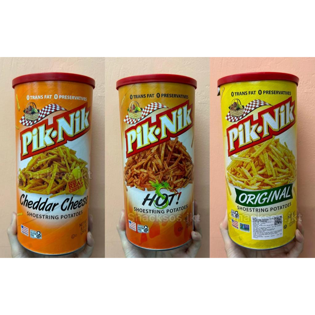 Jual [BIG] PIK NIK CHEDDAR CHEESE SHOESTRING POTATOES / HOT / ORIGINAL ...