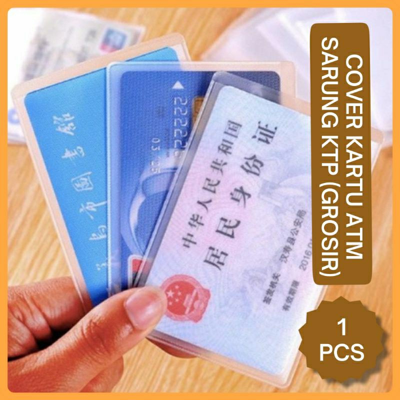 Jual Sampul Cover Kartu / Cover Kartu Ktp / Cover Kartu Plastik ...