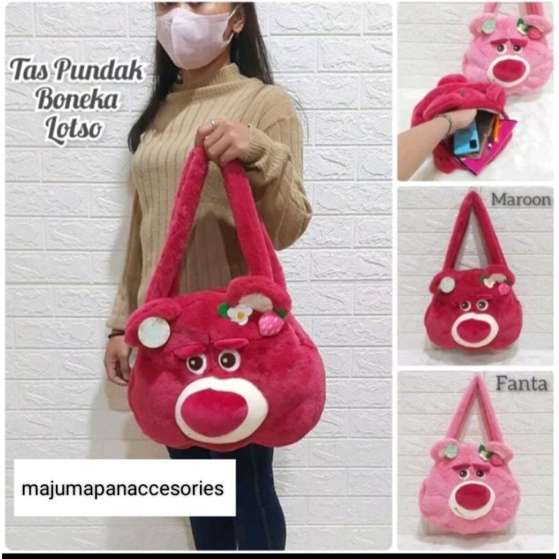 Jual Tas Boneka Lotso Ransel Selempang Tas Boneka Anak | Shopee Indonesia