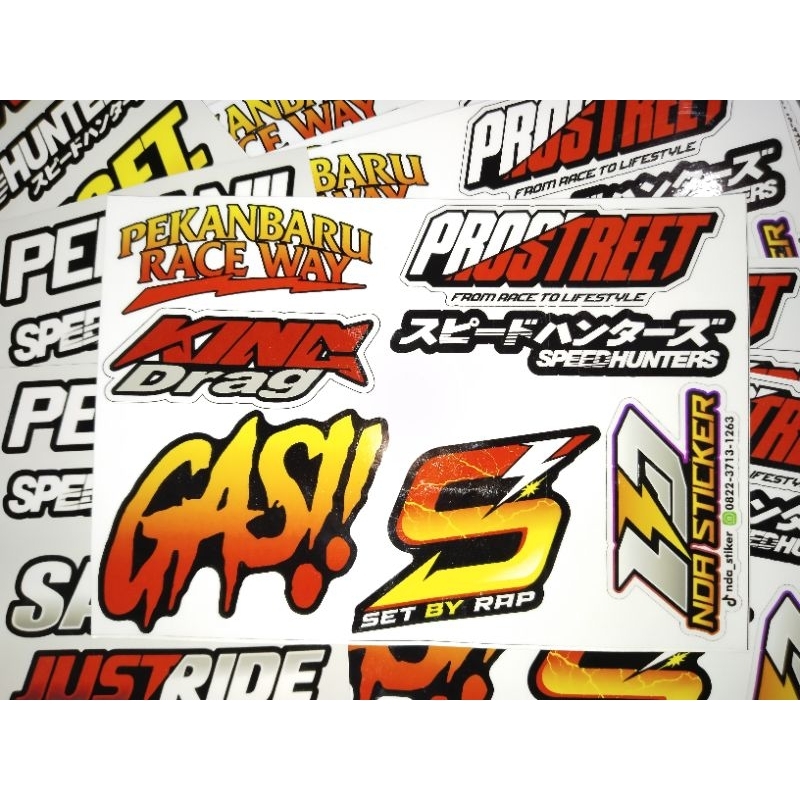 Jual STIKER RACING MOTOR - STIKER PACK RACING - STIKER KEREN | Shopee ...