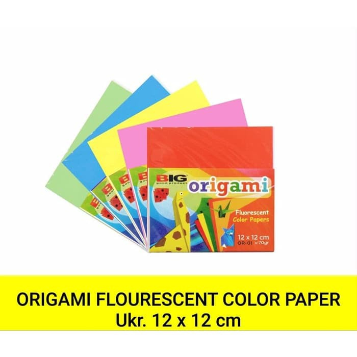 Jual SATU PACK ( 20 LEMBAR ) KERTAS LIPAT Polos DUA SISI 12X12 ORIGAMI ...