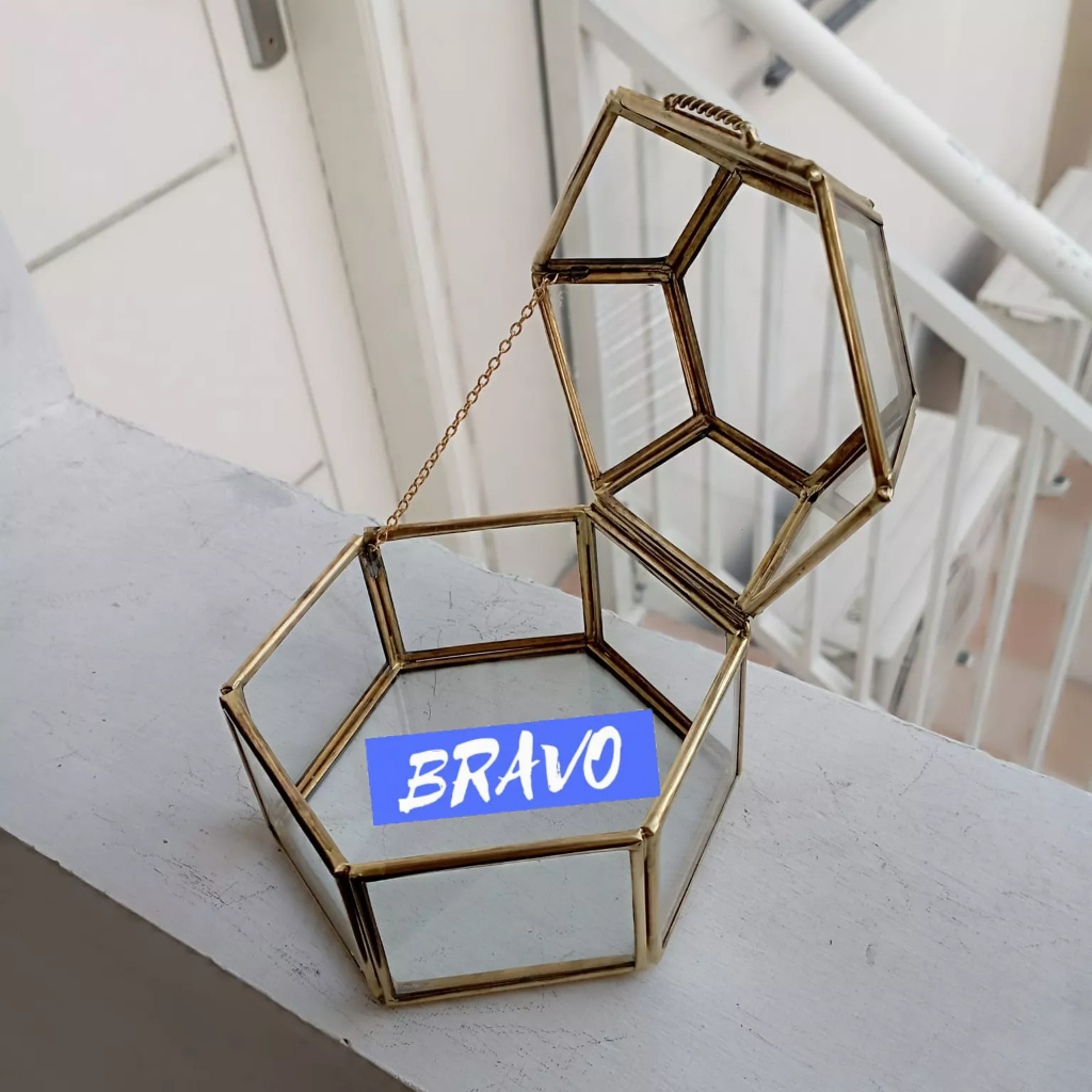 Jual Box Kaca Untuk Ringbox Kotak Cincin tempat cincin / hiasan mahar ...