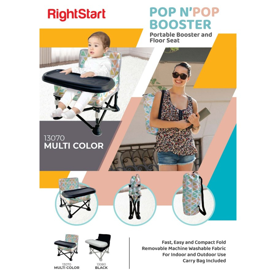 Jual Right Start Pop n Pop Sit Portable Booster Seat Floor Seat / Kursi ...
