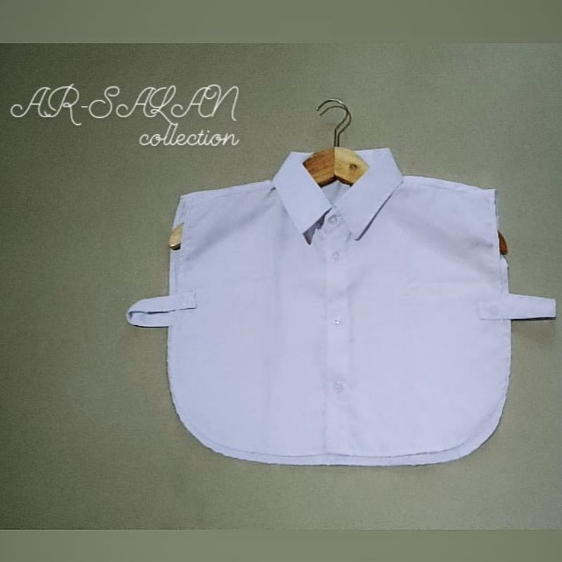 Jual kerah kemeja premium/fake collar/kerah palsu unisex/kerah kaku ...