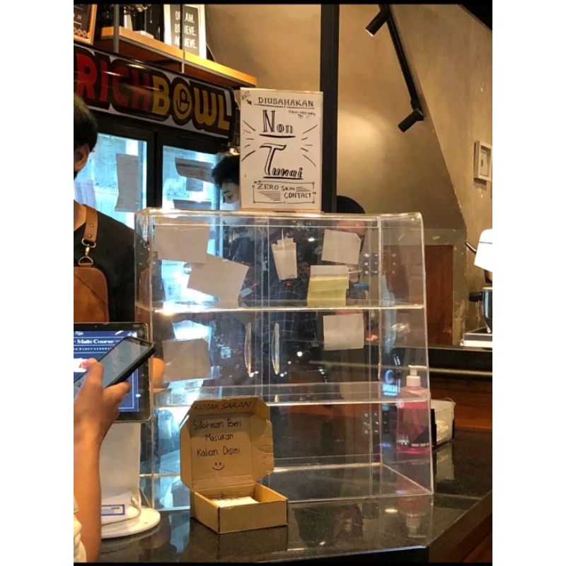 Jual Display Akrilik 25x20x30 | Shopee Indonesia