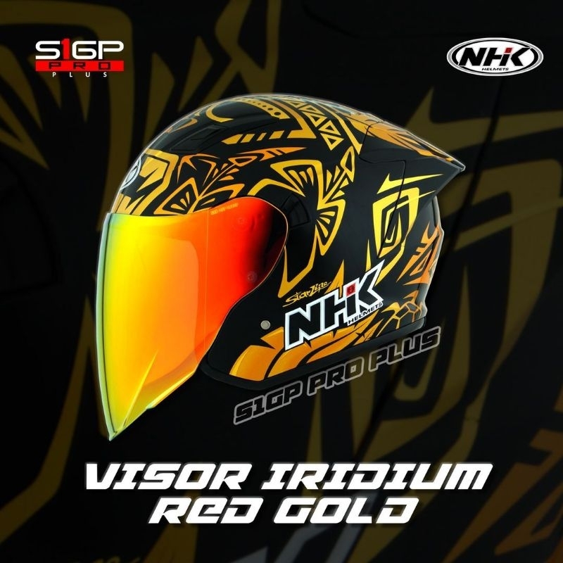 Jual NHK S1GP PRO PLUS | REMY GARDNER BLACK GOLD | DOUBLE VISOR | HELM ...