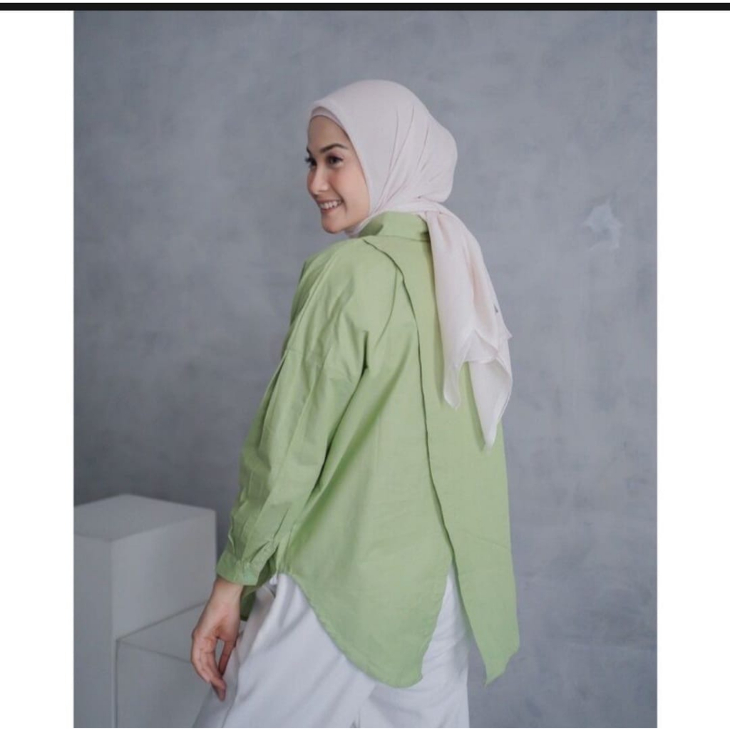 Jual alena id I TOP Nelka Baju Wanita Baju Kemeja Wanita Oversize ...