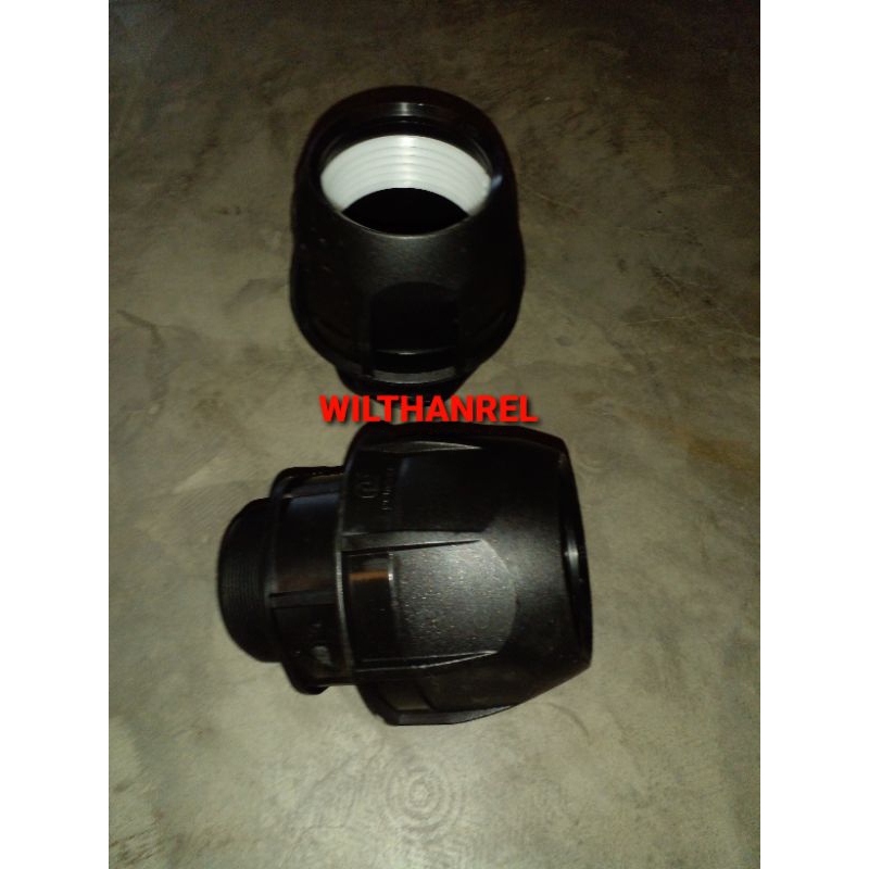 Jual mta male thread adaptor 63mm × 1 1/2" fiting hdpe kompresion | Shopee Indonesia