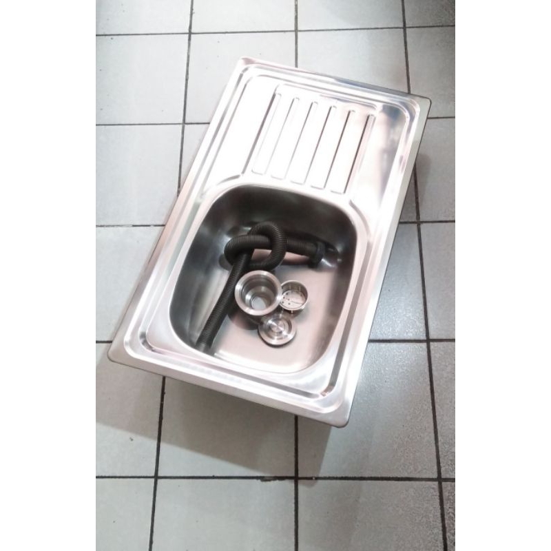 Jual Bak Cuci Piring Single Bowl Stainless Steel | Shopee Indonesia