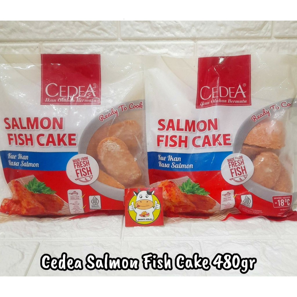 Jual CEDEA SALMON FISH CAKE 480GR - FROZEN FOOD - BRONTZ JOGJA | Shopee ...
