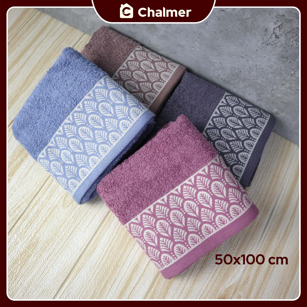 Jual Handuk Mandi Chalmer 50 x 100 cm Motif Silky Handuk Medium Travel ...