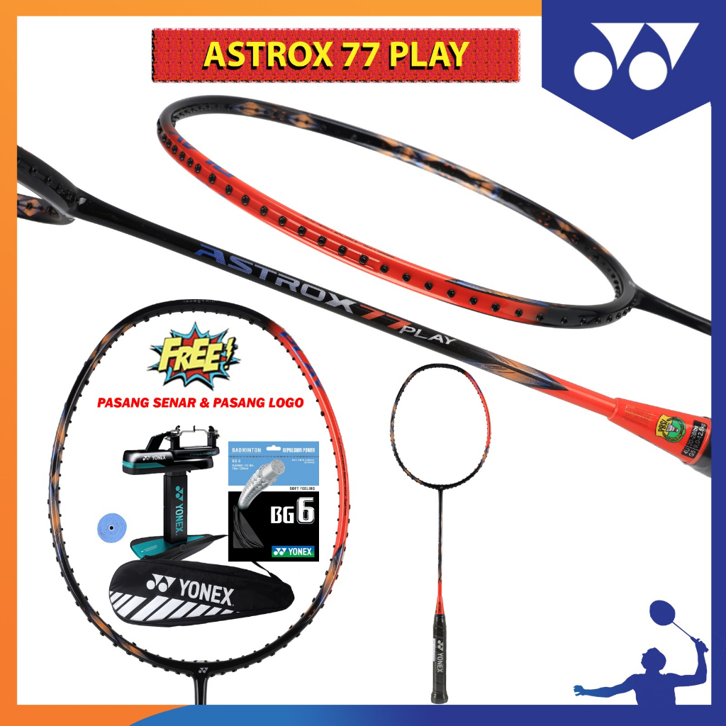 Jual Yonex Raket Badminton Astrox 77 Play Original New | Shopee Indonesia