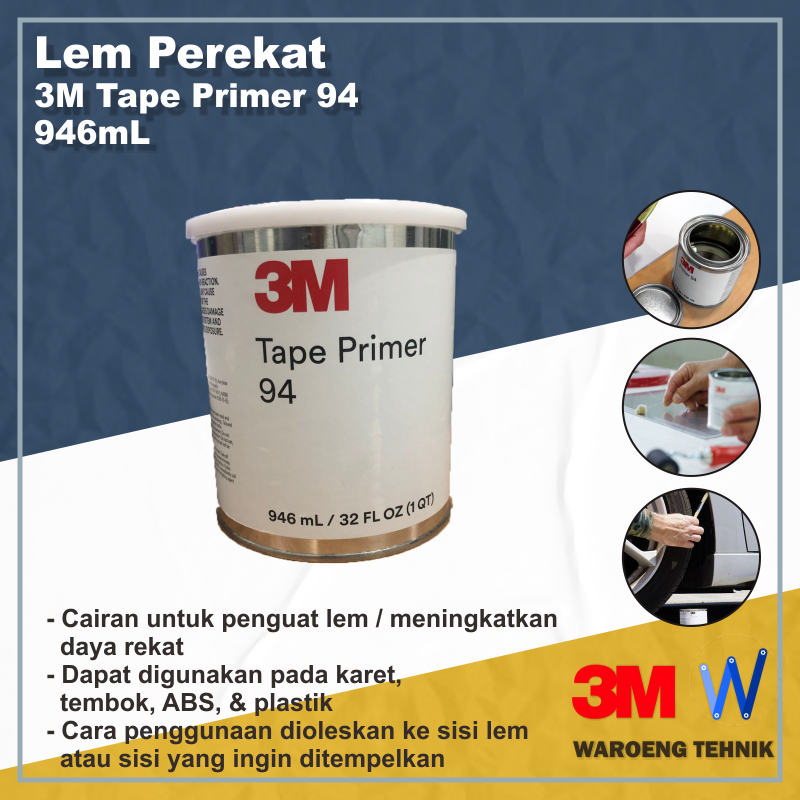 Jual Cairan Penguat Lem 3M Primer 94 Kaleng 946 ml Original Adhesive ...