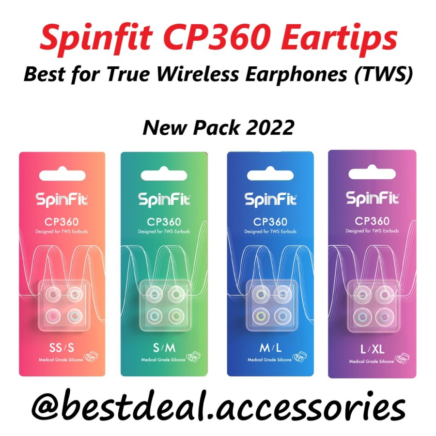 Jual SpinFit CP360 Eartips Galaxy Buds Pro Best for True Wireless ...