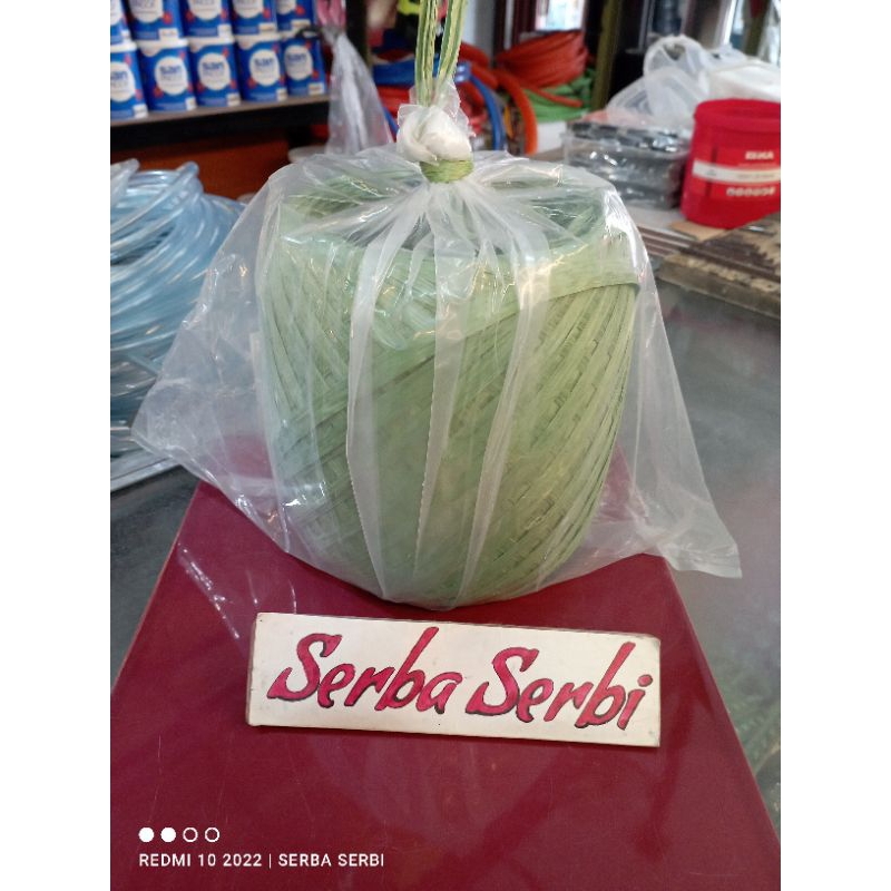 Jual (/ROLL -1KG TALI RAFIA) Tali rafia plastik -1kg /roll | Shopee ...