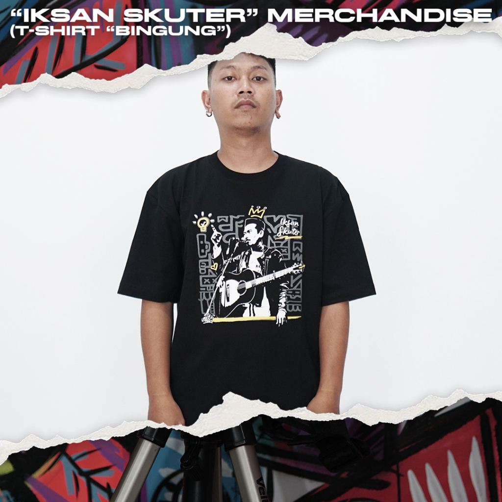 Jual OFFICIAL MERCHANDISE IKSAN SKUTER X WORDS (OVERSIZED) | Shopee Indonesia
