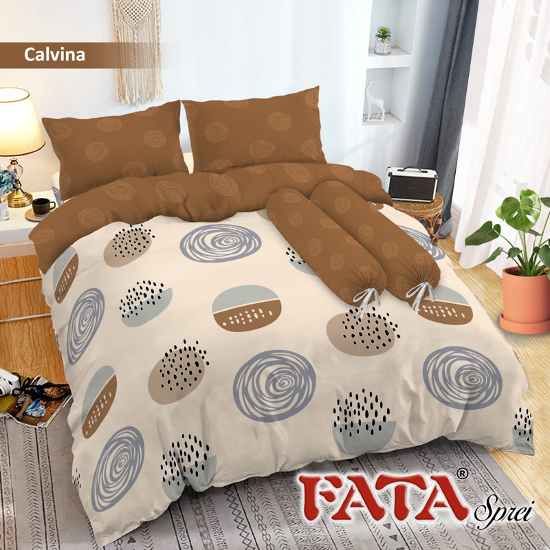 Jual FATA - Bed Cover Set Minimalis Calvina Ukuran 120x200 ( Single ...