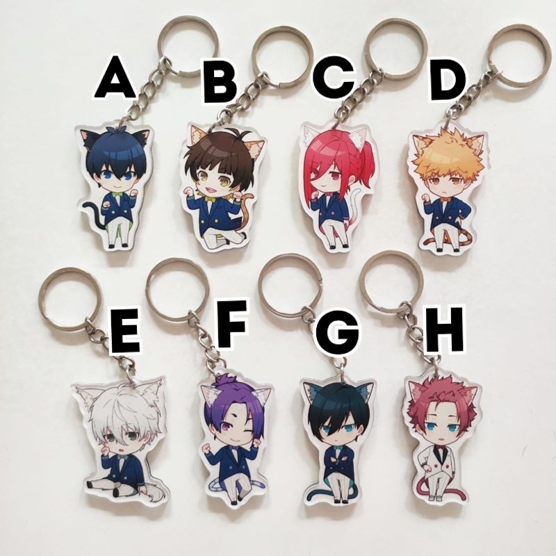 Jual Keychain Anime Blue Lock 3 Isagi Bachira Chigiri Kunigami Nagi Reo ...