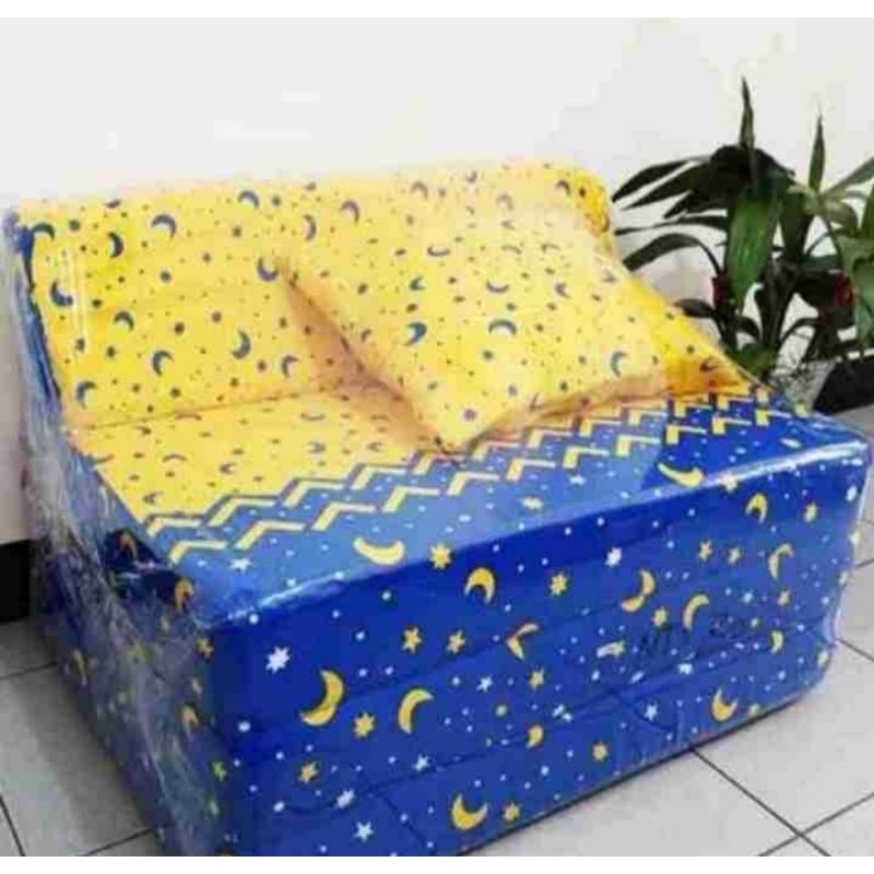Jual sofa kasur lipat dan bantal lebar sofa 70cm kursi lipat | Shopee ...