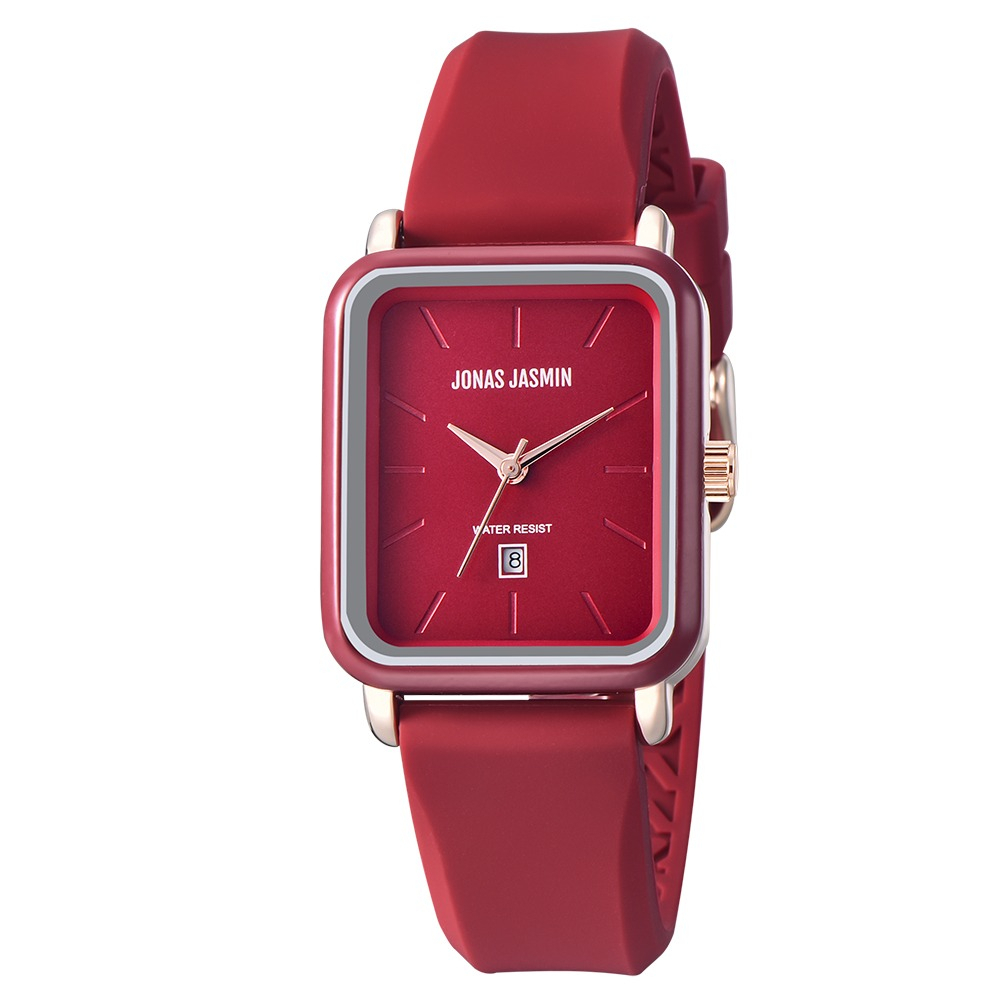 Jual Promo Jam Tangan Wanita / Cewek Original Jonas Jasmin Segi Rubber ...