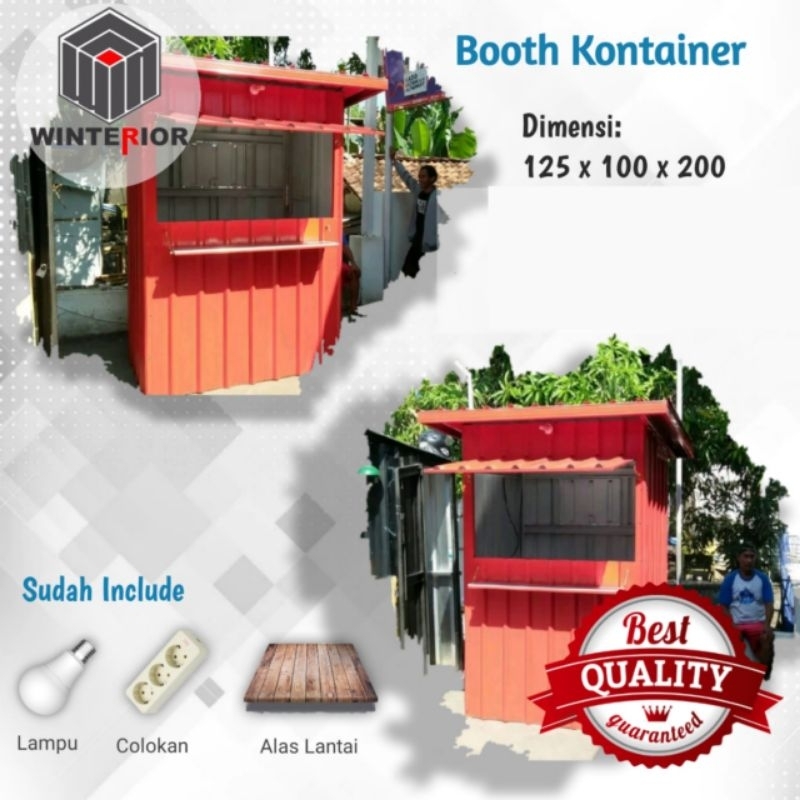 Jual Booth Semi Container / Booth Kontainer Mini / Booth stand / Booth ...