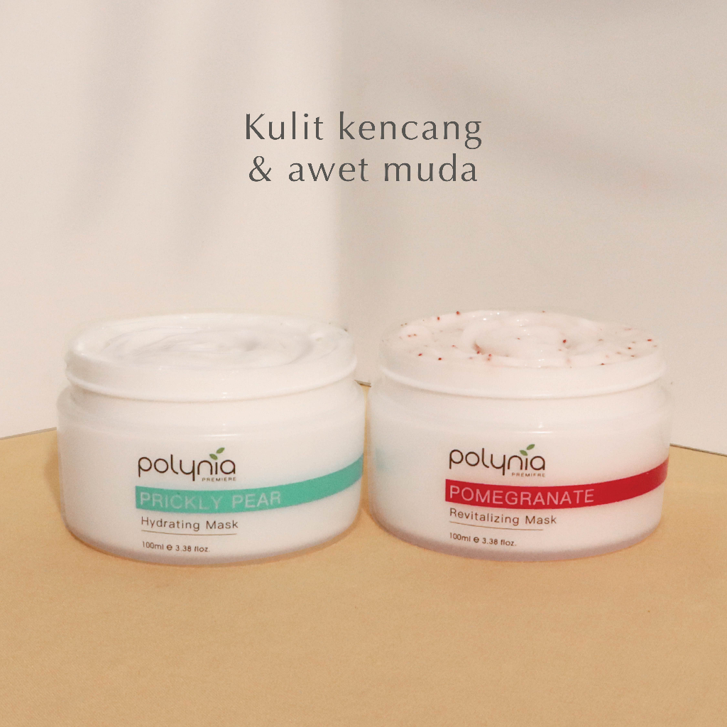 Jual POLYNIA | Pomegranate Revitalizing + Prickly Pear Hydrating Face ...