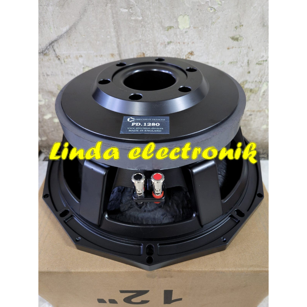 Jual speaker komponen precision devices pd 1280 / pd1280 18 inch coil 4 ...