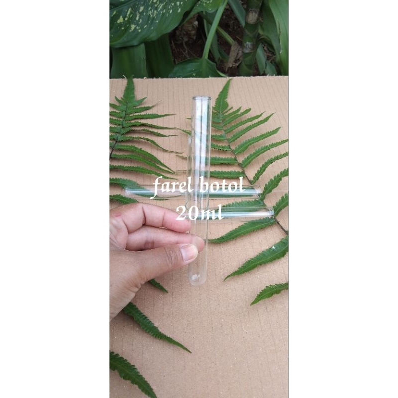Jual tabung kaca 15ml tanpa tutup(isi paket 100pcs) | Shopee Indonesia