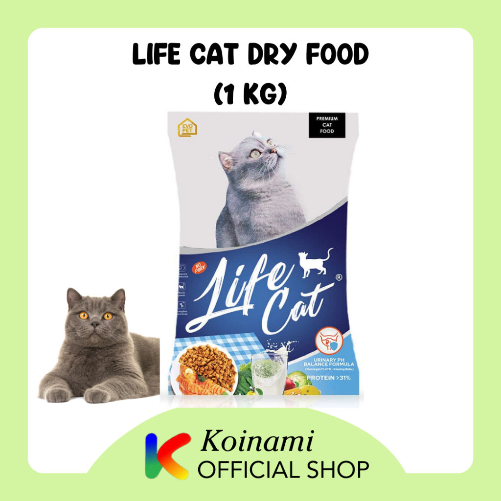 Jual LIFE CAT DRY FOOD 1 KG / MAKANAN KUCING LIFECAT | Shopee Indonesia