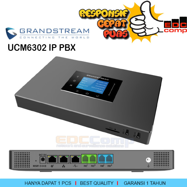 Jual Grandstream UCM6302 | IP PBX Series 2FXO2FXS 1000EXT | Shopee ...
