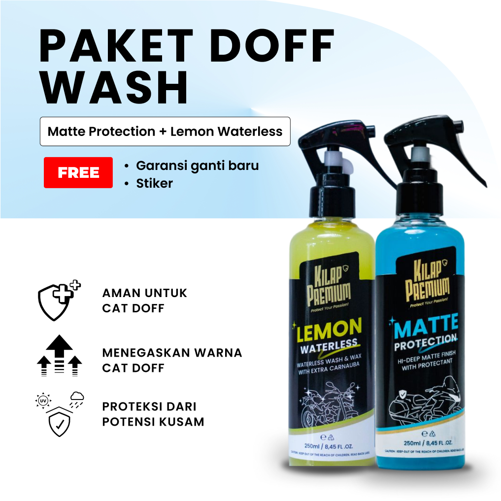 Jual Waterless Clean Kit - Doff I Kilap Premium - Paket Motor/Mobil ...