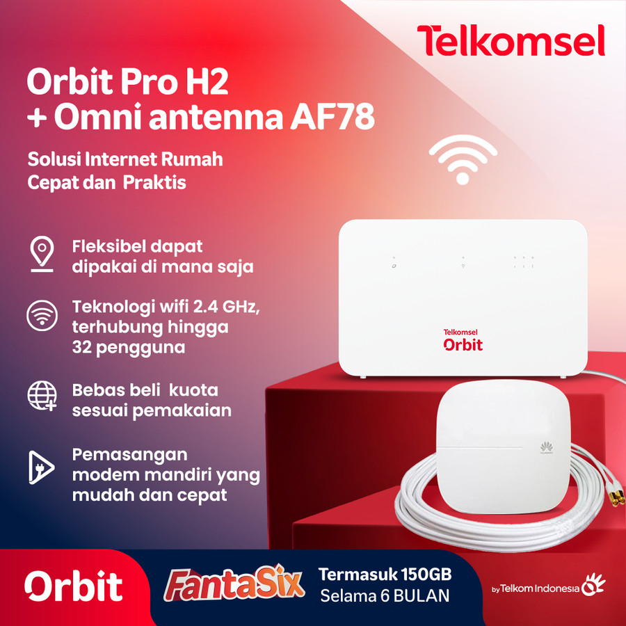 Jual Orbit Pro H2 Modem WiFi 4G High Speed Bonus Data | Shopee Indonesia