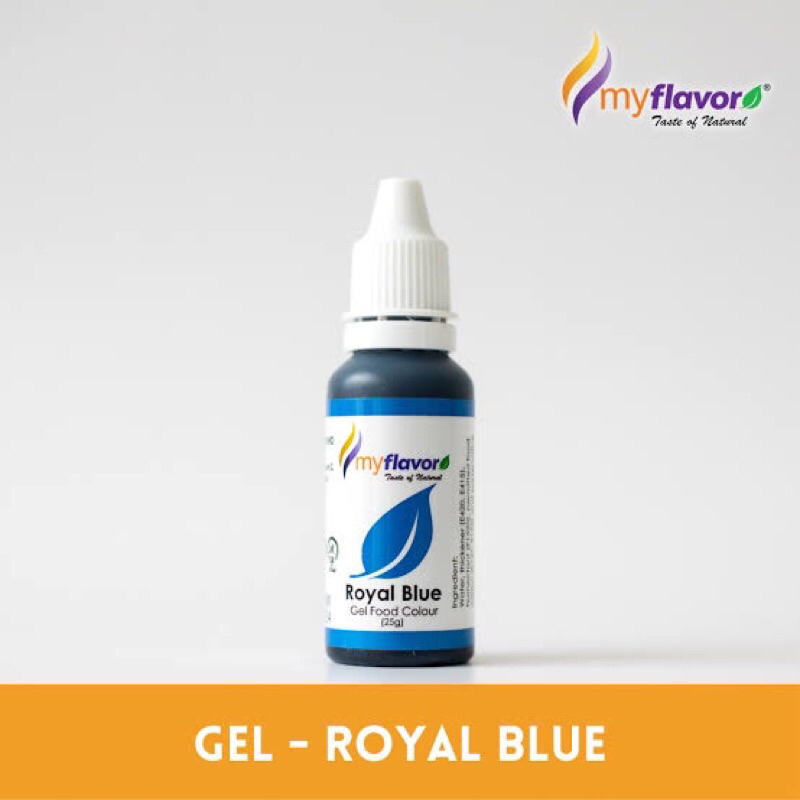 Jual My Flavor Gel Based Food Color Royal Blue - Pewarna Kue Makanan ...