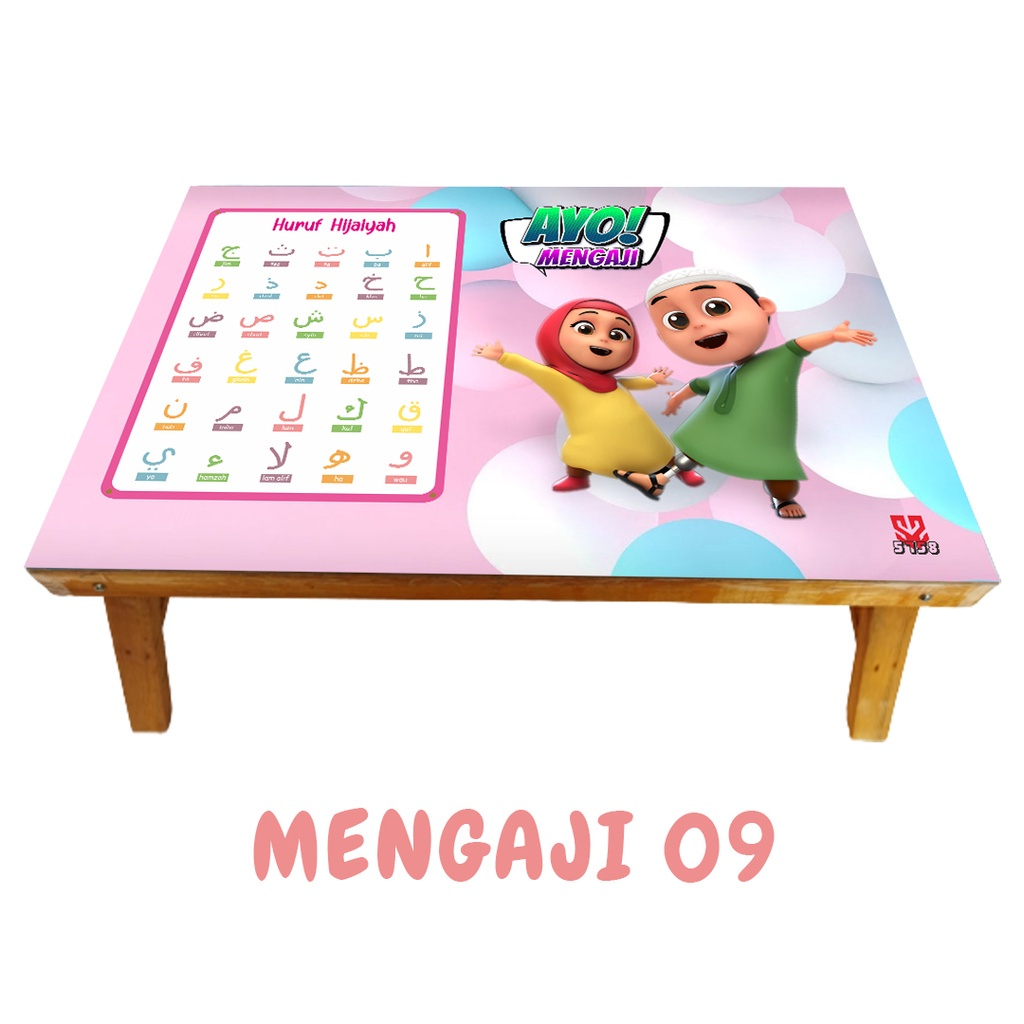 Jual Meja Belajar Anak Lipat Ayo Mengaji Belajar Hijaiyah Alphabet ...