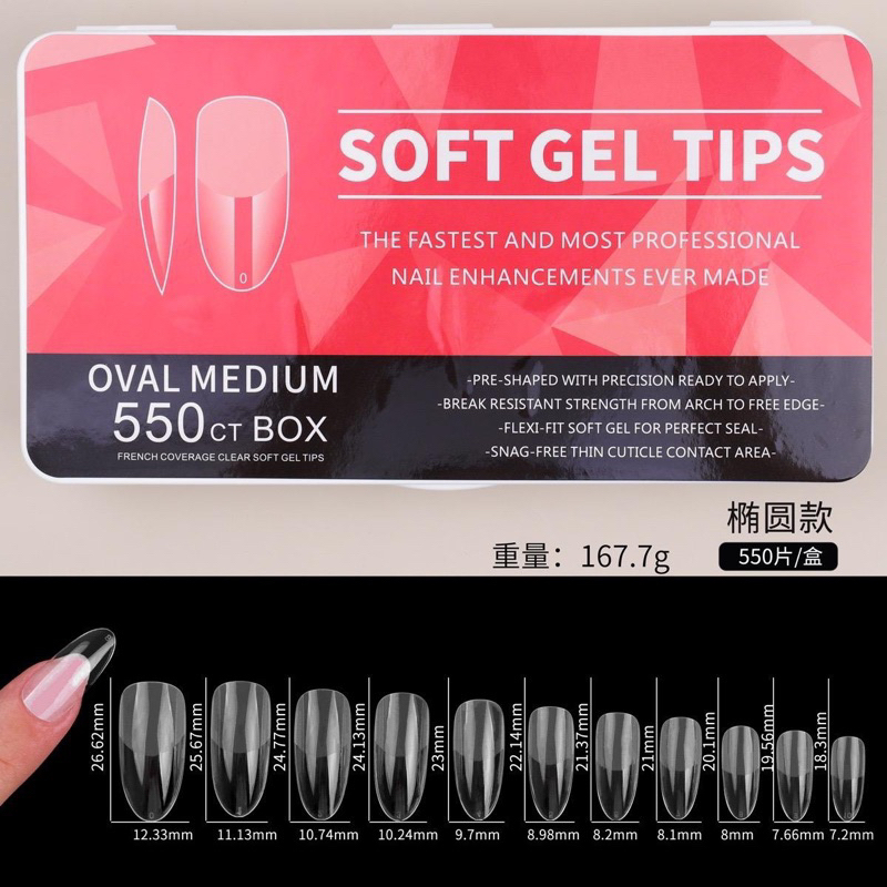 Jual NAIL SOFT TIP EXPRESS POLY GEL NAIL EXTENSION KUKU EXTENSION FOR ...