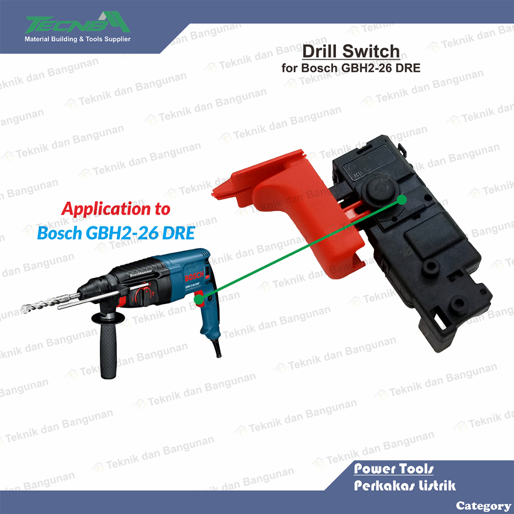 Jual Switch Saklar Bor Bobok untuk Bosch GBH2-26 DRE | Shopee Indonesia